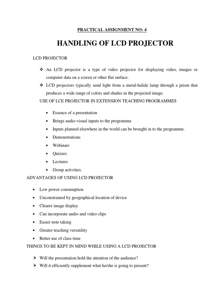 Practical Assignment 4 | PDF | Liquid Crystal Display | Power Supply
