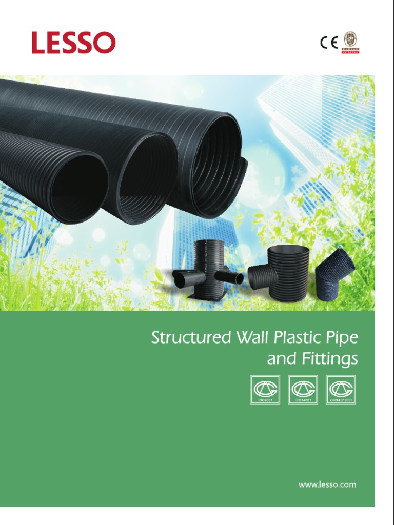 Catalogue - LESSO Structured Wall Plastic Pipe Fittings 201709 | PDF