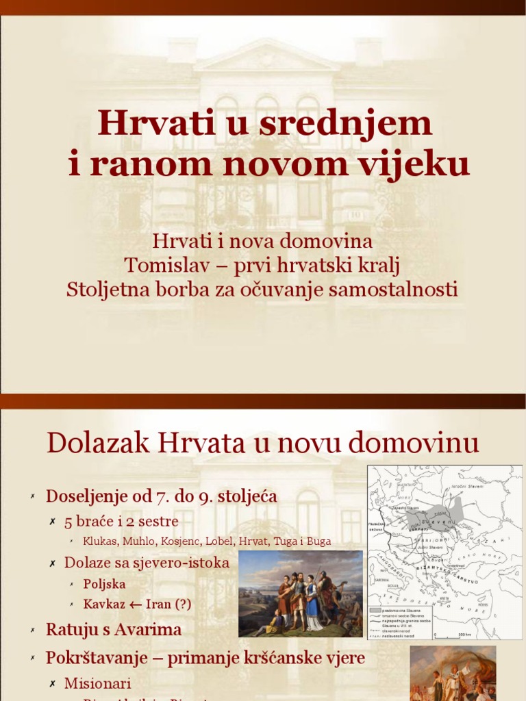Hrvati U Srednjem I Ranom Novom Vijeku - PID | PDF