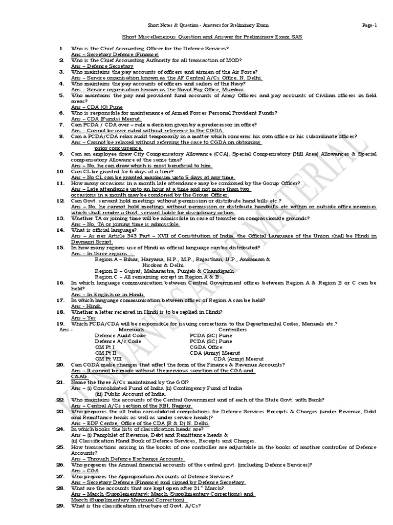 Short MCQ Question | PDF