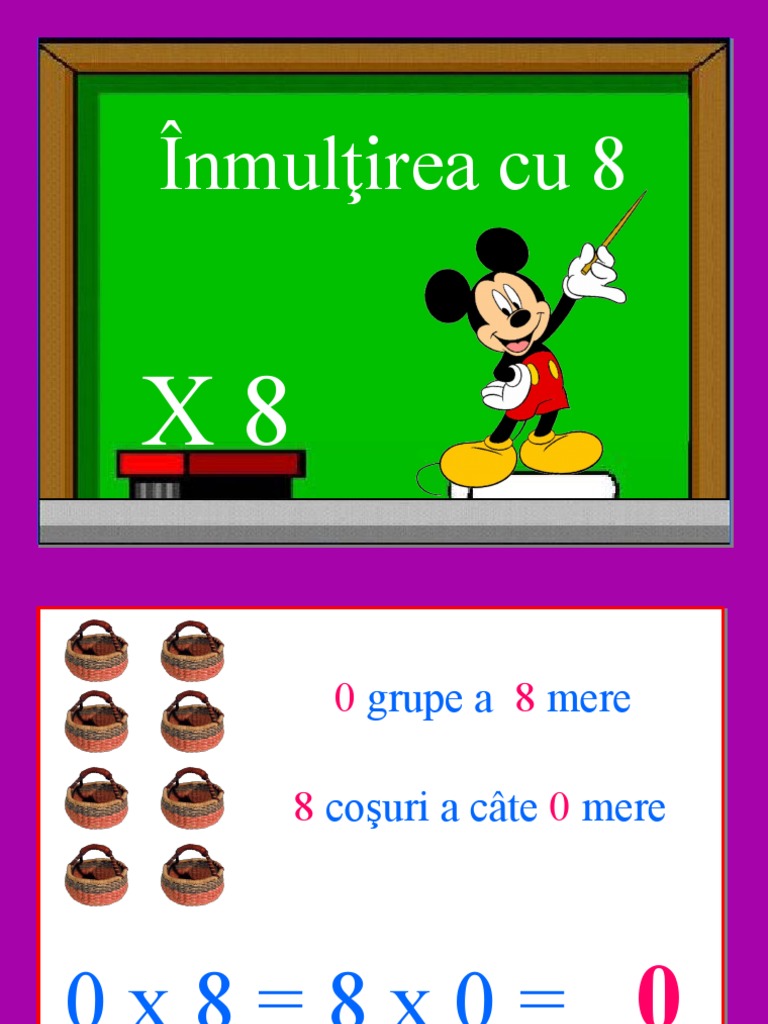 Inmultirea Cu 8 | PDF