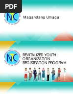 Revitalized Youth Organization Registration Program | PDF | Youth