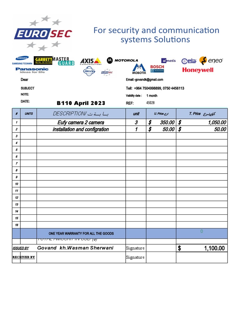 For Security and Communication Systems Solutions | PDF
