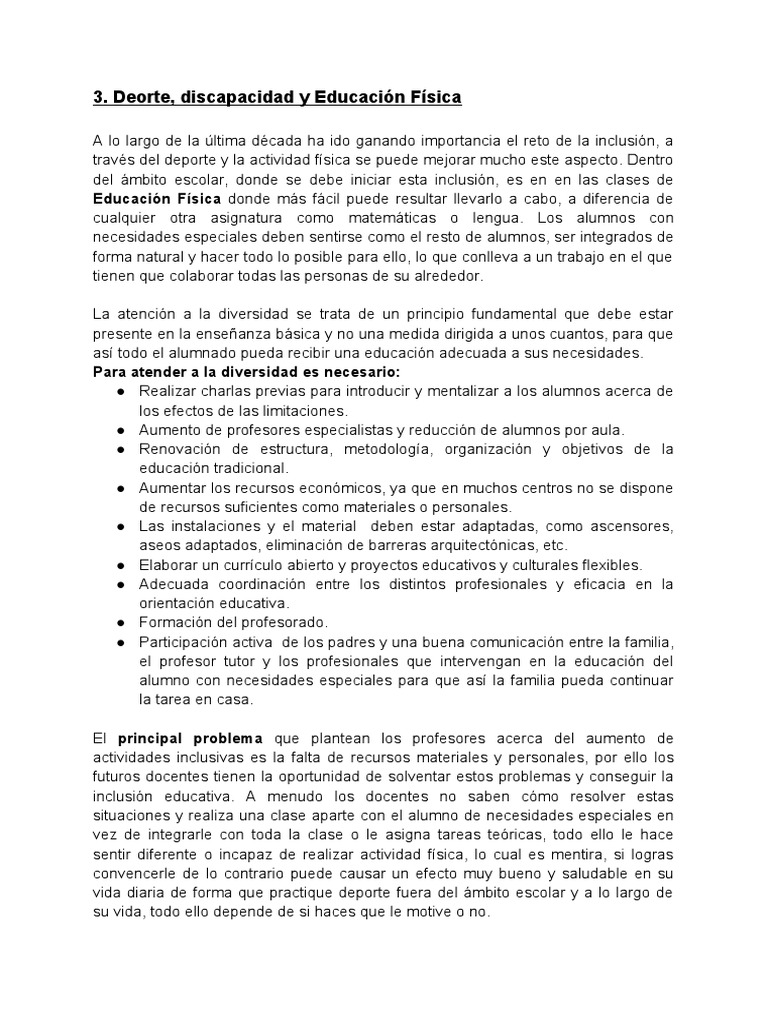 Inclusión en Primaria | PDF | Inclusión (Educación) | Invalidez