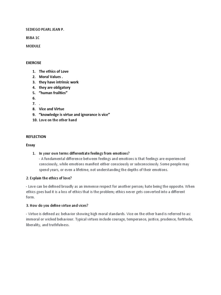 Ethics Module 8 | PDF