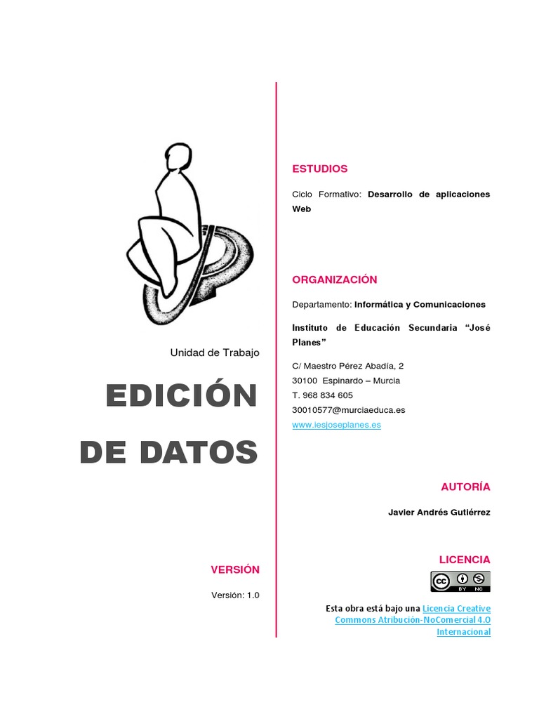 Tema7 BD EDICIONDEDATOS NUEVO | PDF | SQL | Diseño de software