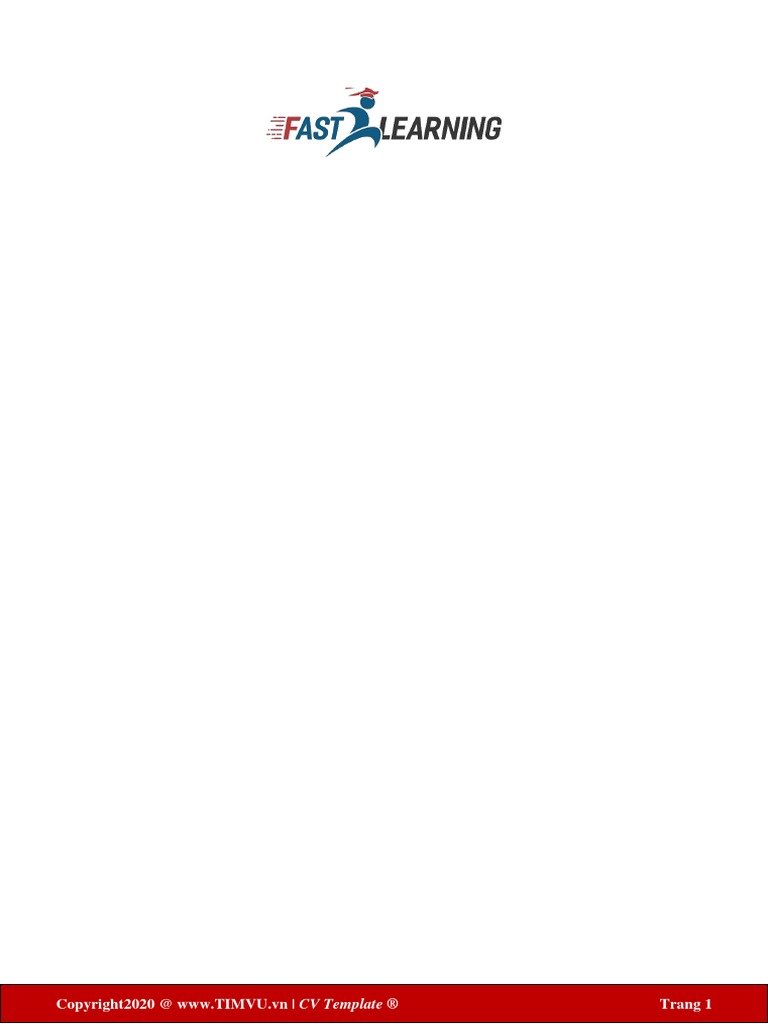 CV Guide - Tim Vũ | PDF