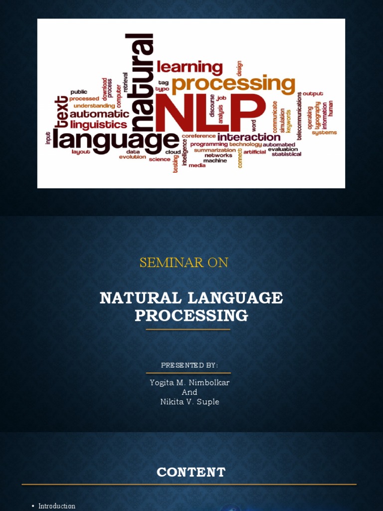 Overview of Natural Language Processing | PDF | Deep Learning ...
