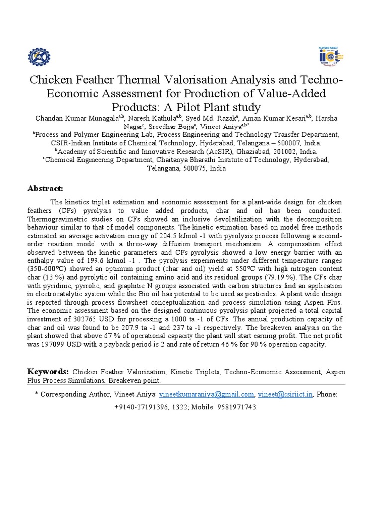 Chemcon Abstract 2022 | PDF