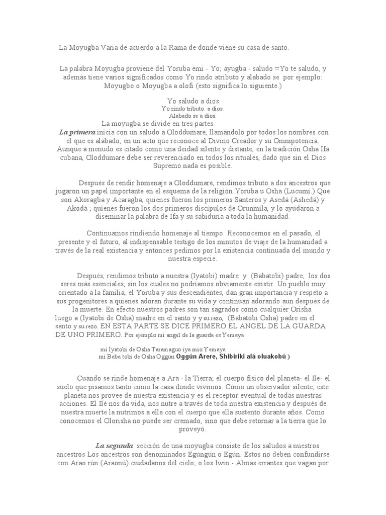 Moyumba Larga 1 | PDF | Dios | Religión étnica