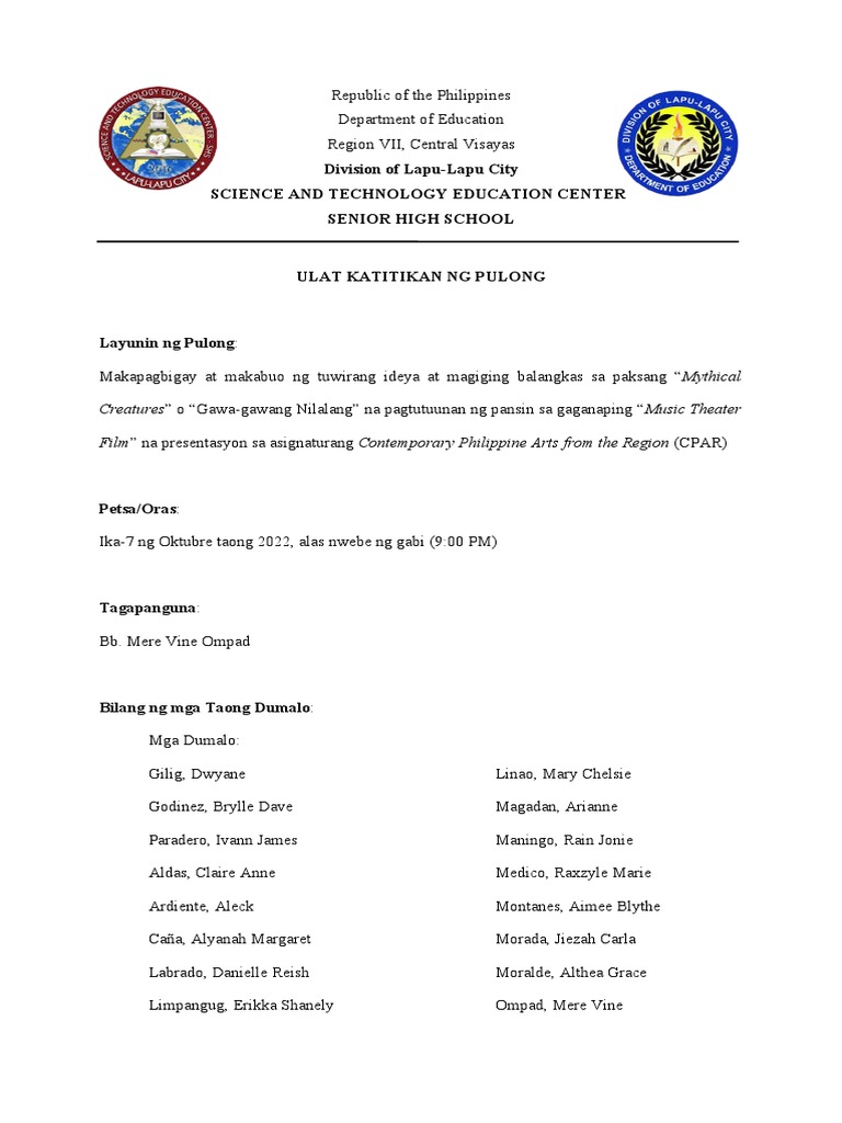 Resolusyong Katitikan NG Pulong | PDF