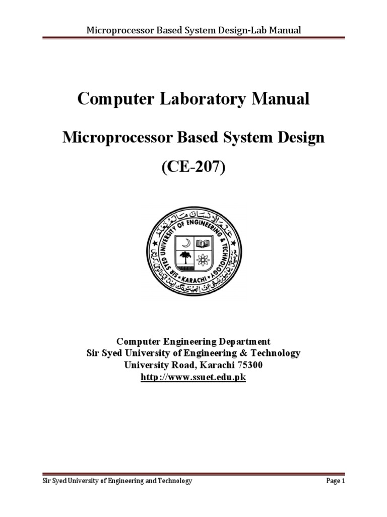 Computer Laboratory Manual1 | PDF | Assembly Language | Computer Program
