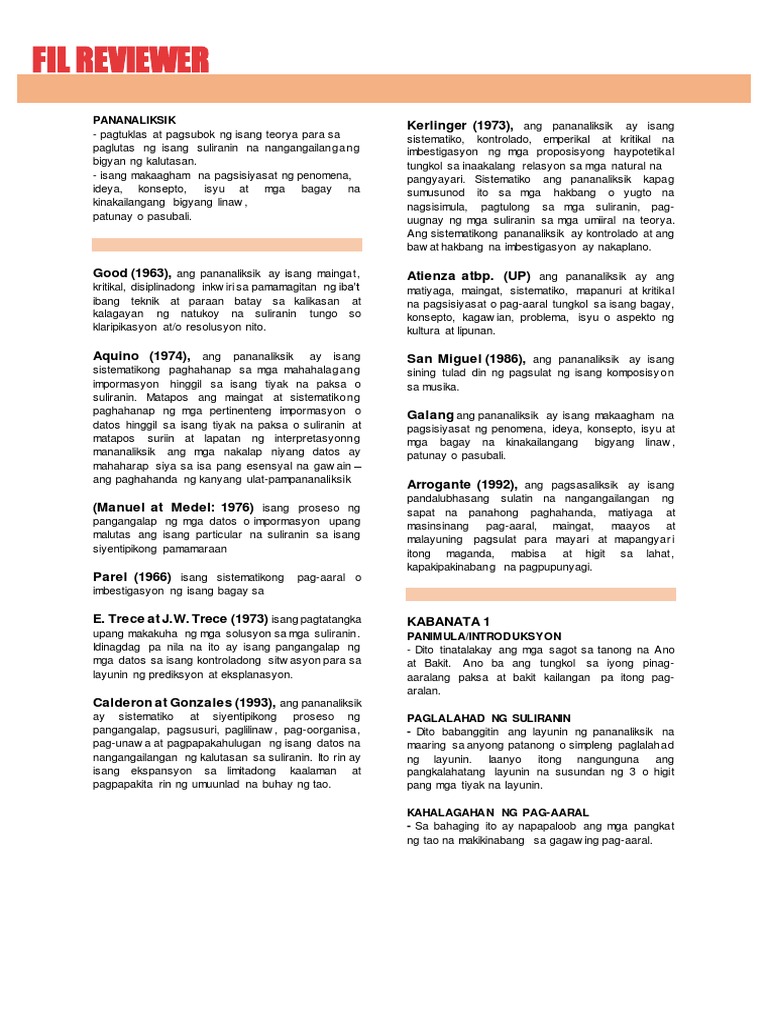 pagpag-reviewer | PDF