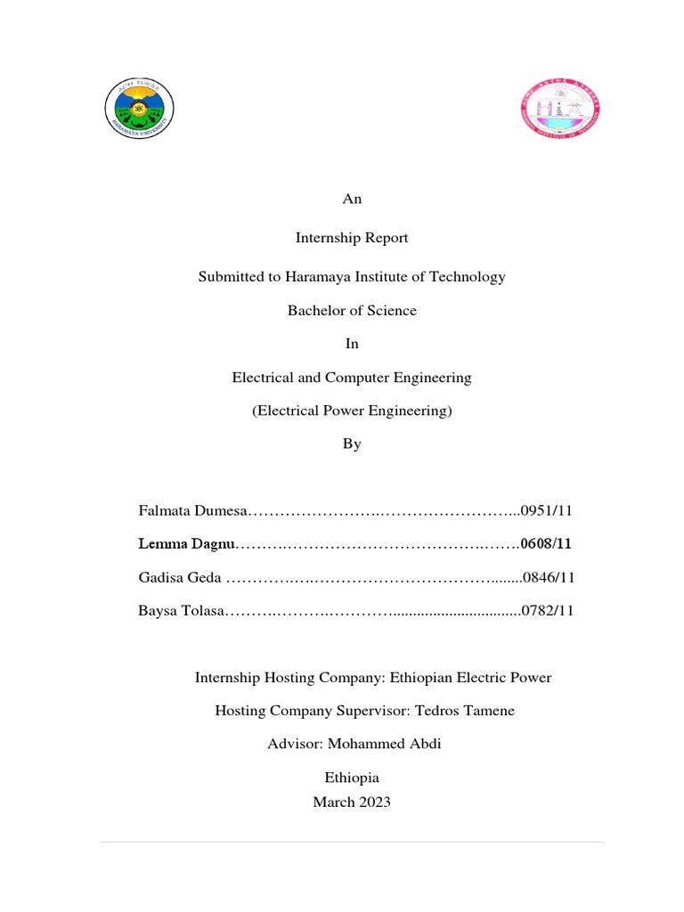 Internship Report Complete1 | PDF | Transformer | Electrical Substation