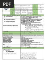 Detailed Lesson Plan in Cookery 9 | PDF | Menu | Sandwich