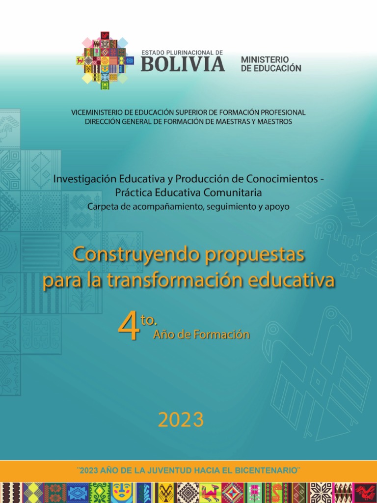 CARPETA DE ACOMPAÑAMIENTO IEPC-PEC 4to | PDF | Maestros | Diseño