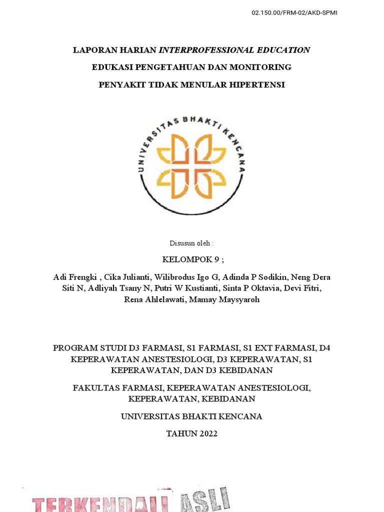 Logbook IPE Kel 9 Fixs | PDF