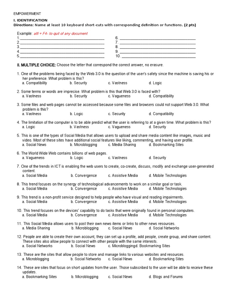 01 Quiz | PDF | Malware | Microblogging