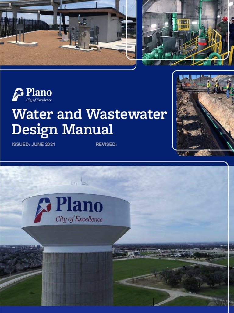 Water and Wastewater Design Manual | PDF