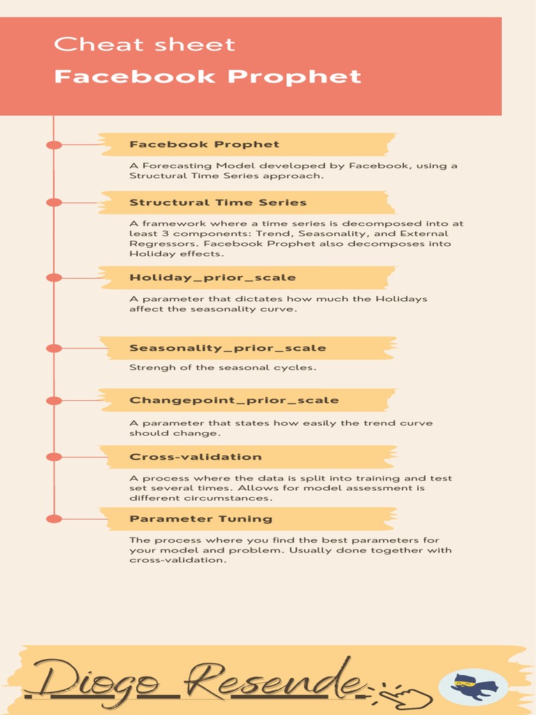 Facebook Prophet Cheat Sheet | PDF