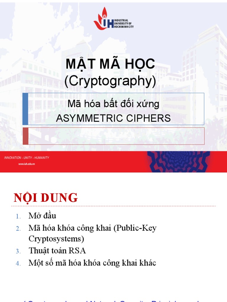 Ch05 2 ATTT MaHoaBatDoiXung | PDF