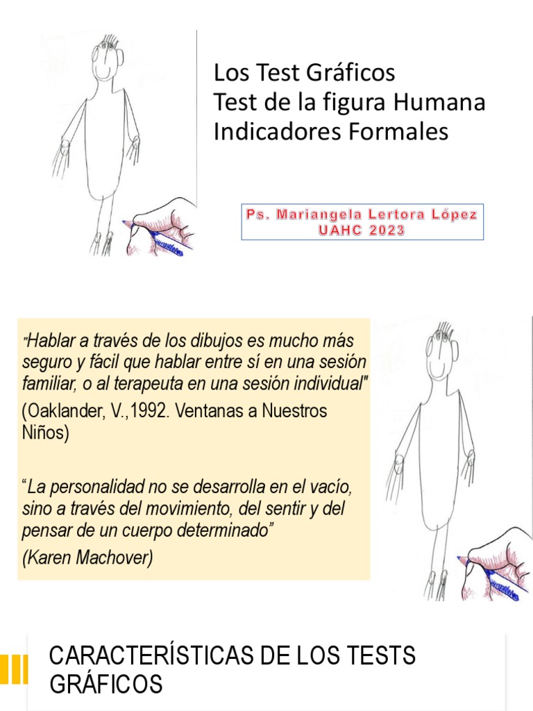 Indicadores Formales en Pruebas Gráficas 2023 | PDF