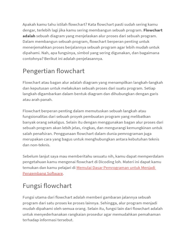 Materi Flowchart 2 | PDF