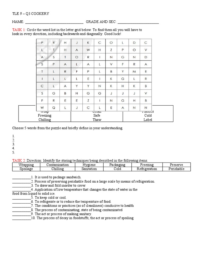 Tle 9 Q3 Review | PDF