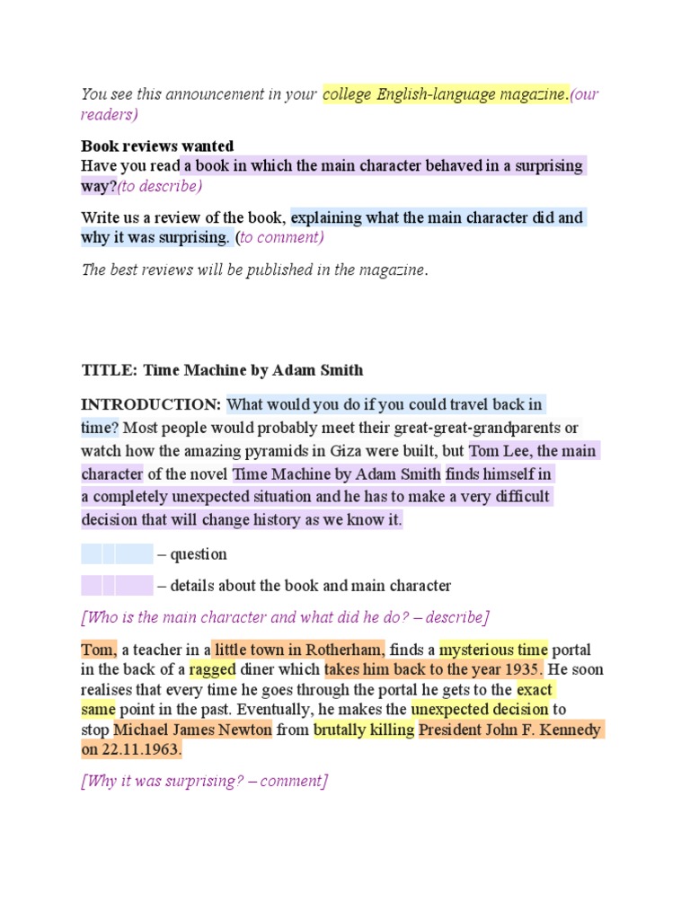 Book Review Fce | PDF