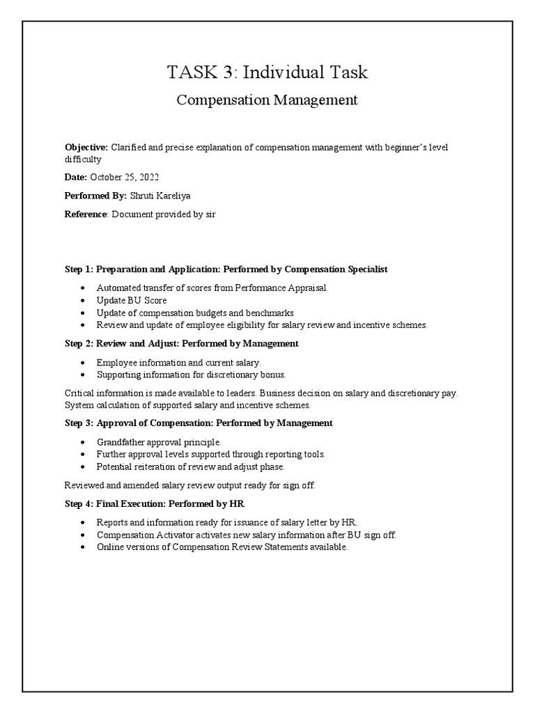 Individual Task 1 | PDF