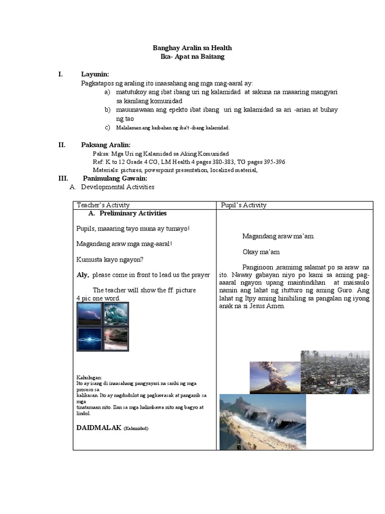 Detailed Lesson Plan | PDF