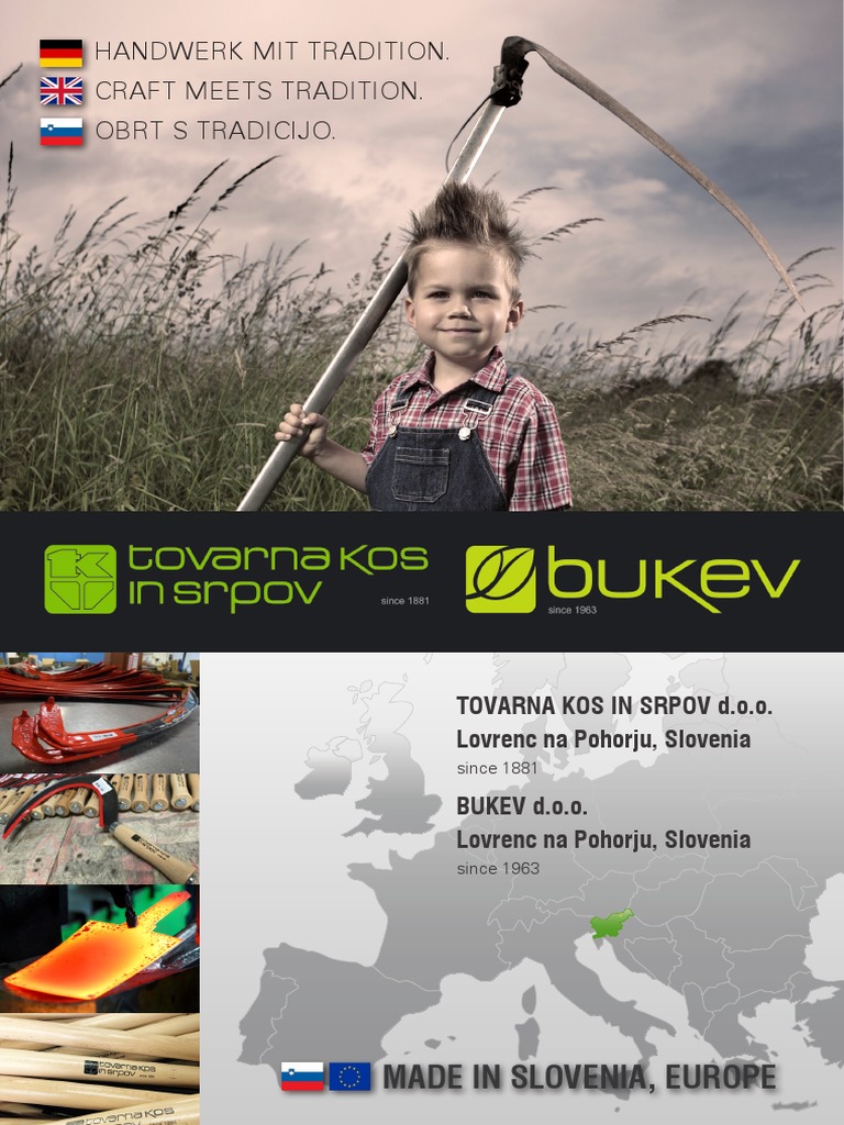 Made in Slovenia, Europe: Handwerk Mit Tradition. Craft Meets Tradition ...