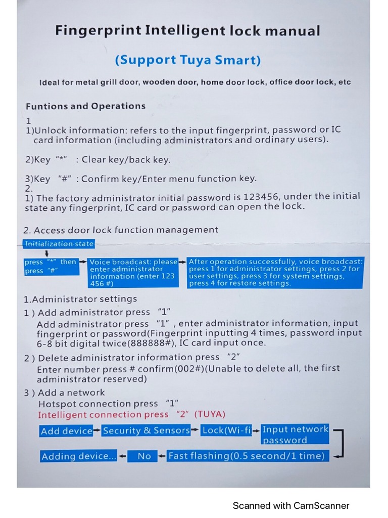 Tuya Smart Lock 11-09-2022 21.28 | PDF