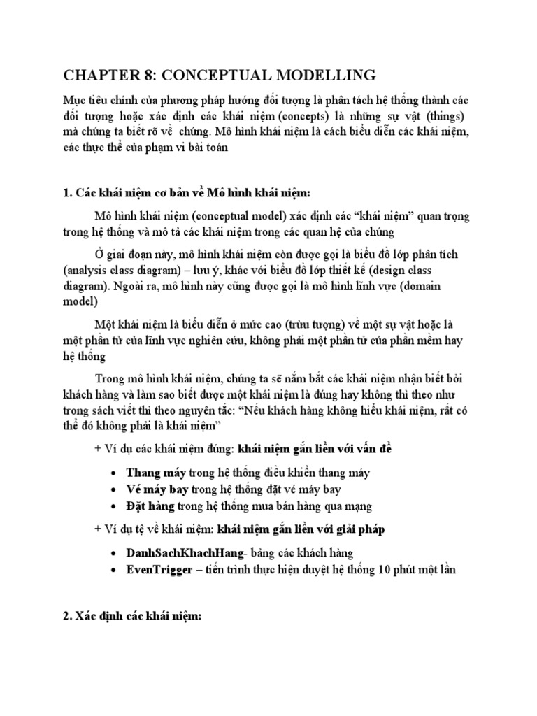 Chapter 8 Conceptual Modelling | PDF