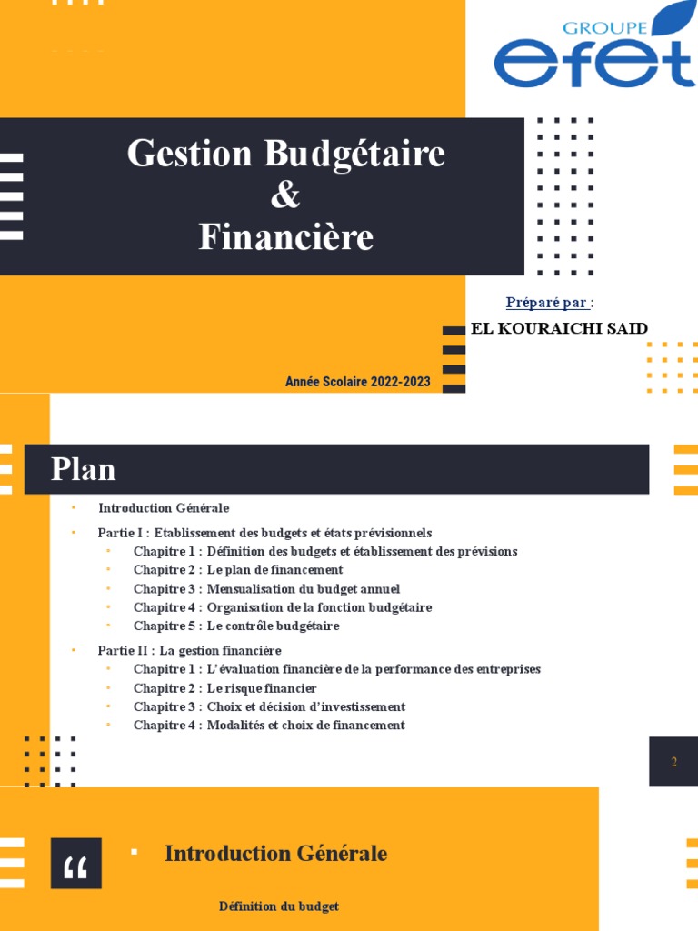 Cours Gestion Budgetaire | PDF