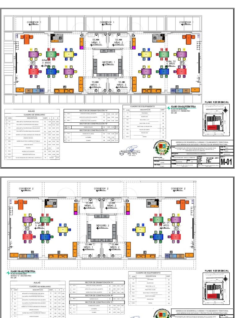20. Plano de Equipamiento y Mobiliario | PDF