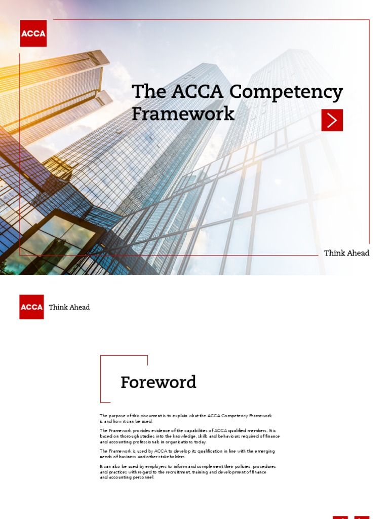 Acca Competencies b2b | PDF | Accounting | Competence (Human Resources)