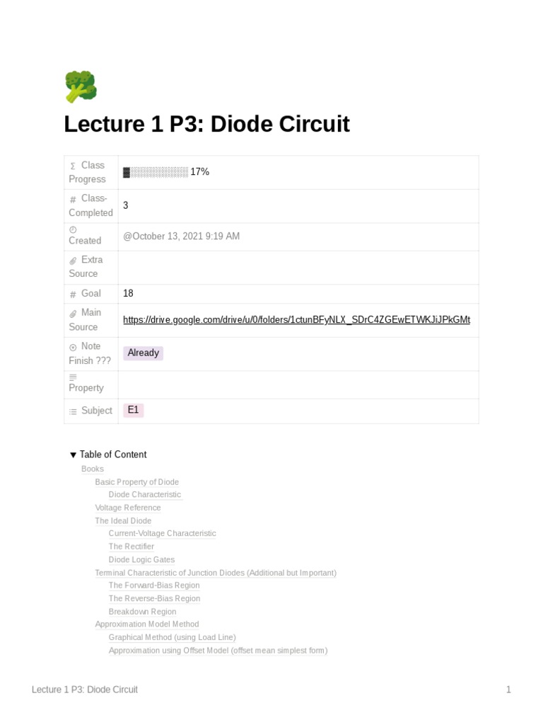 Diode Circuits for Engineering Students | PDF | Science & Mathematics