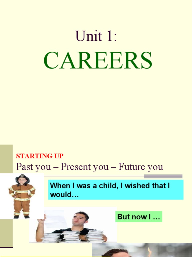 Careers: Unit 1 | PDF | Social Networking Service | Telephone