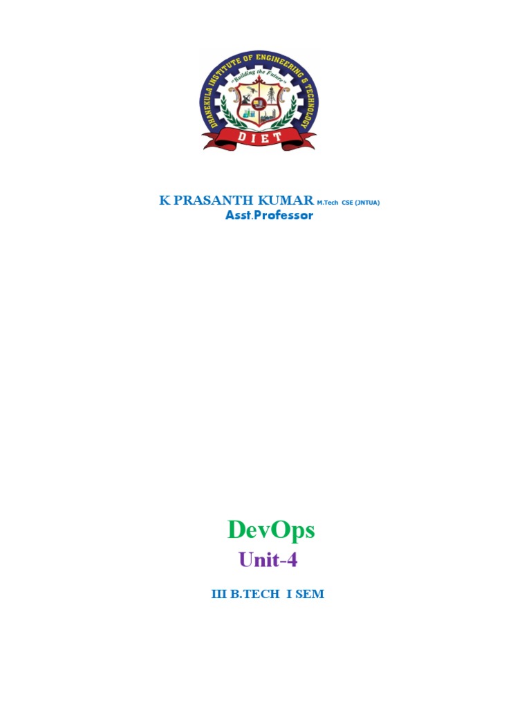 DevOps UNIT-4 | PDF