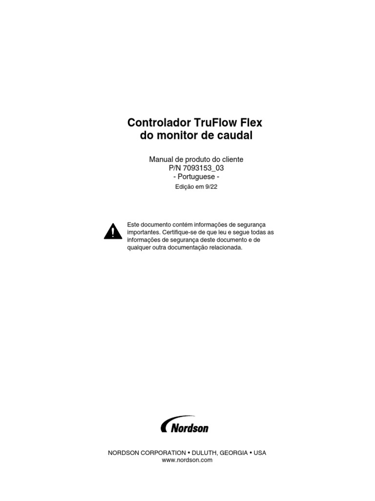 Manual do Controlador TruFlow Flex | PDF | Fonte de energia | Ciências Físicas