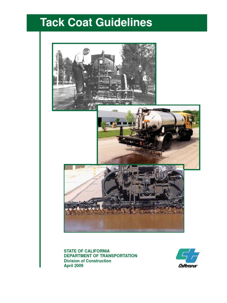 Tack Coat Guidelines | PDF