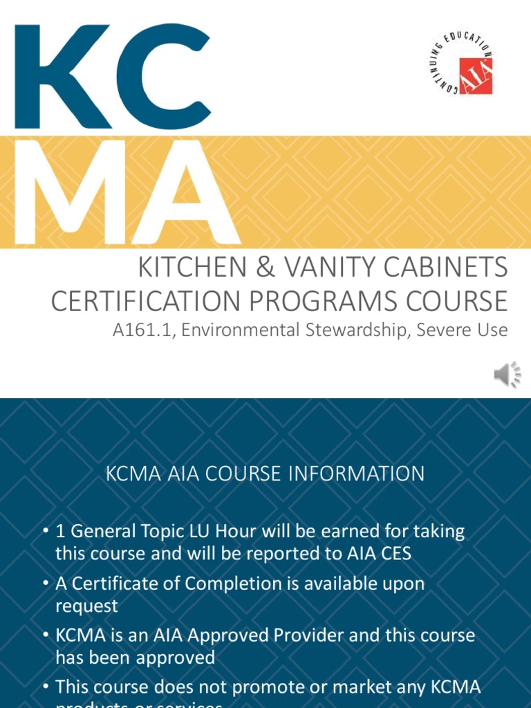 Cabinet Certification for Professionals | PDF | Cabinetry | Recycling