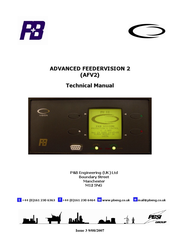 P&B Engineering Advanced Feedervision 2 Technical Manual: A Comprehensive Guide to Installation ...