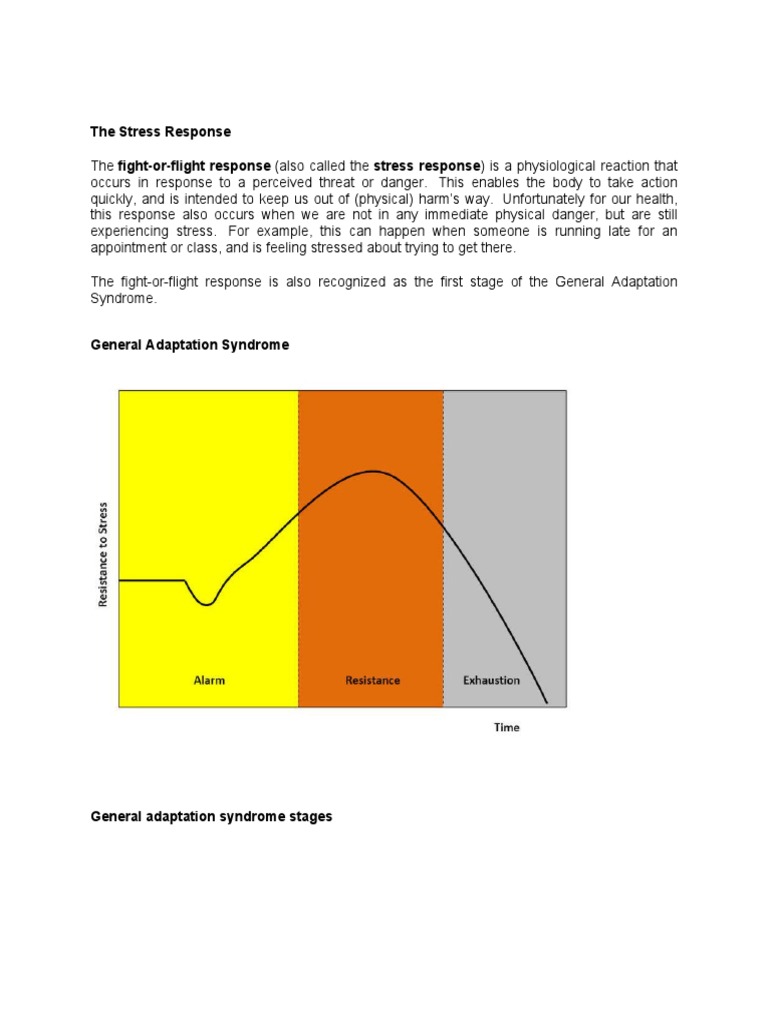 Stress and Human Response | PDF