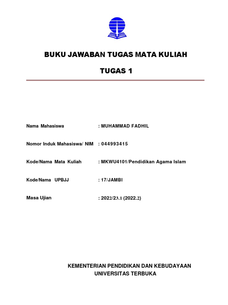 BJT - Tugas 1 Mkwu4101 | PDF