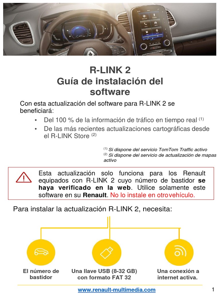 User Guide RLink2 Upgrade ES | PDF | Memoria USB | Archivo de computadora