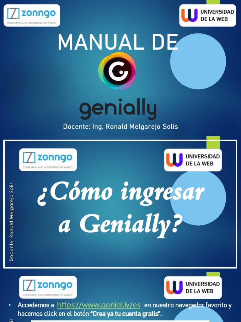Cómo crear presentaciones animadas en Genially | PDF | Software | Informática
