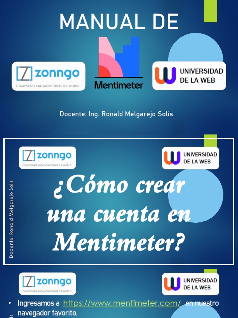 Manual de Mentimeter | PDF