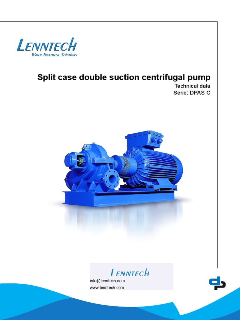 Lenntech: Split Case Double Suction Centrifugal Pump | PDF